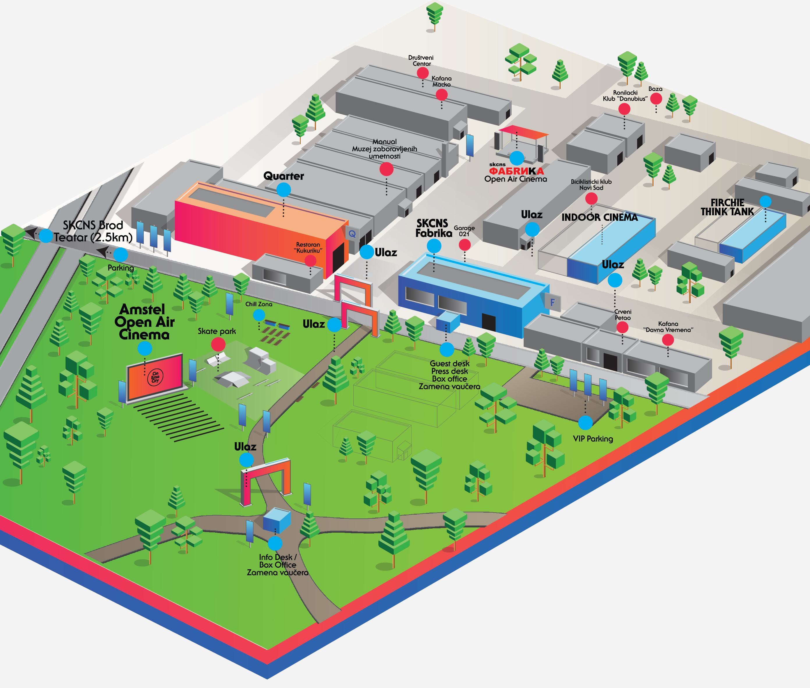 Cinema City - Festival map